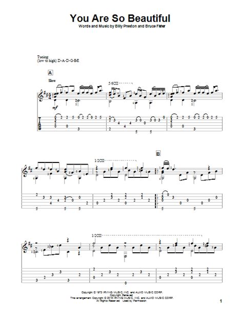 You Are So Beautiful By Joe Cocker Solo Guitar Guitar Instructor