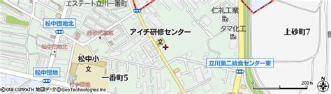 東京都立川市一番町4丁目72の地図 住所一覧検索｜地図マピオン