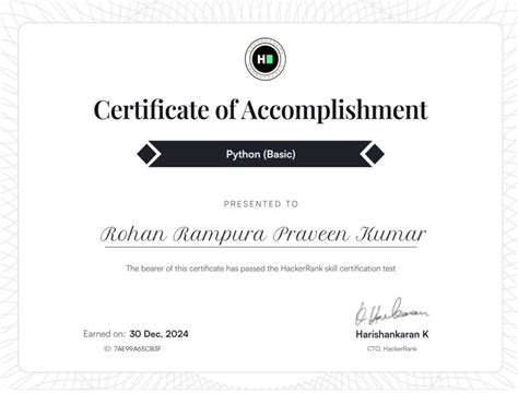 Rohan Rp On Linkedin Python Certification Learninganddevelopment