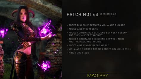 Build V 0 4 9 Release Patrons Level Iv Magissy By Magissy