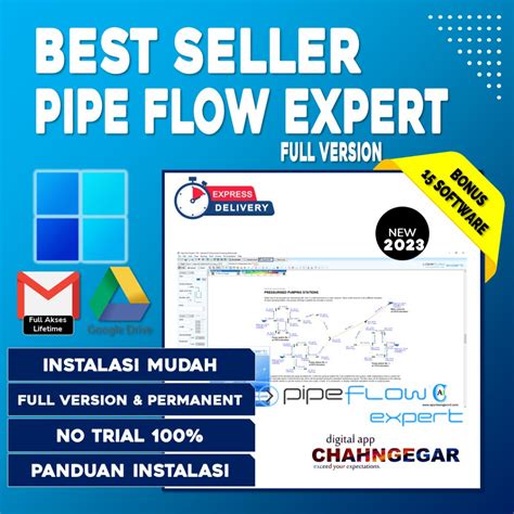 Jual Software Pipe Flow Expert 8 16 Program Untuk Menganalisis Jaringan Kompleks Pipa Shopee