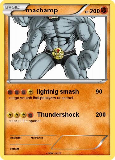 Pokémon Machamp 504 504 Lightnig Smash My Pokemon Card