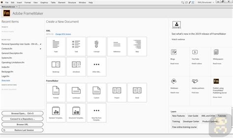 دانلود Adobe Framemaker 2022 17 0 2 431 ساخت و انتشار قالب Xml