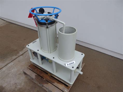 Mefiag 1200 Gph Horizontal Disc Filter F2566 Lanco Corporation Used