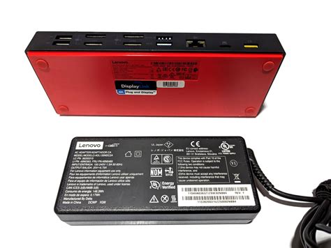Lenovo ThinkPad Hybrid USB C With USB A Dock W 135W Power Adapter Adhesive Networks