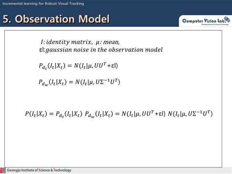 Ppt Incremental Learning For Robust Visual Tracking Powerpoint Presentation Id