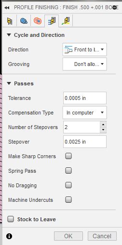 Lathe Cam Boring Cycle Adds A Taper For No Reason Autodesk Community
