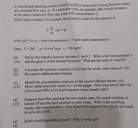 Solved Please Only Solve Part D And E I Ll Upvote Your Chegg