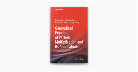 ‎generalized Principle Of Pattern Multiplication And Its Applications On Apple Books