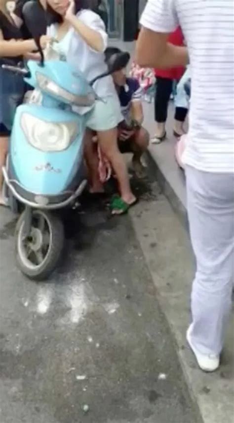 Pregnant Woman Goes Into Labour While Riding Scooter And Gives Birth On