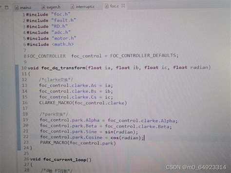 pmsm foc矢量控制 永磁同步电机 dsp28335源代码程序 m0 64923314的博客 csdn博客