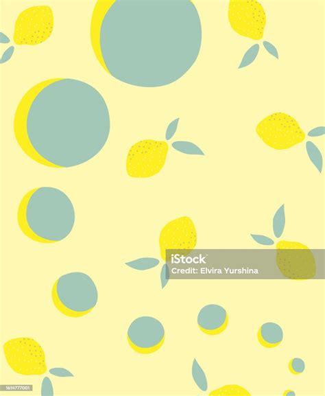 소녀들을 위한 레몬 나뭇잎 원이 있는 육즙이 많은 배경 노란색 배경의 벡터 그림 감귤류 과일에 대한 스톡 벡터 아트 및 기타 이미지 감귤류 과일 건강한 생활방식