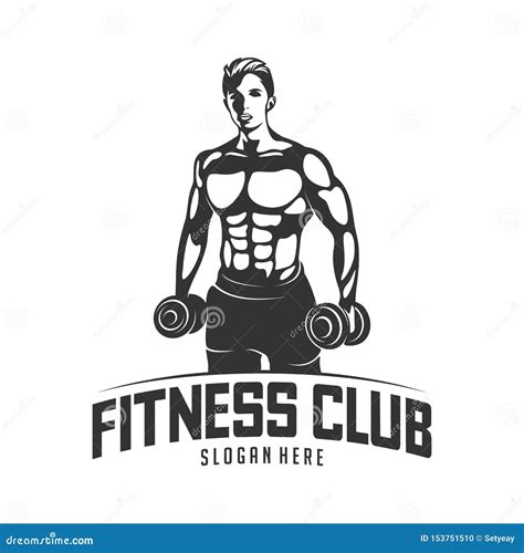 Fitness Vector Logo Design Templatedesign For Gym And Fitness Vector