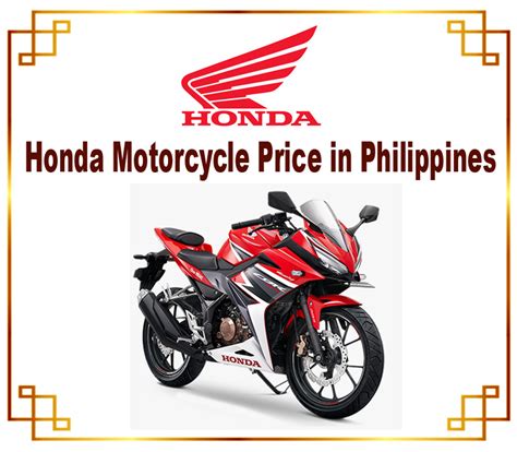 Honda Motorcycle Price In Philippines