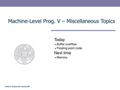 ppt machine level prog v miscellaneous topics powerpoint