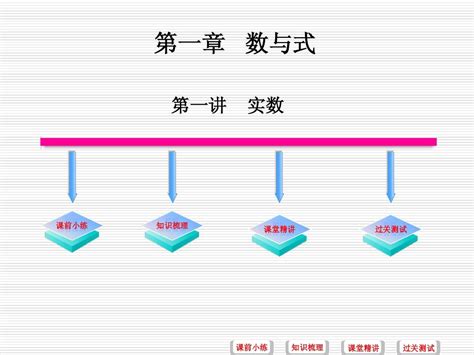 中考数学总复习课件 第1章 《实数》 Word文档在线阅读与下载 无忧文档