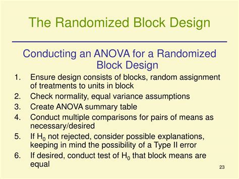 Randomized Block Design An Introduction