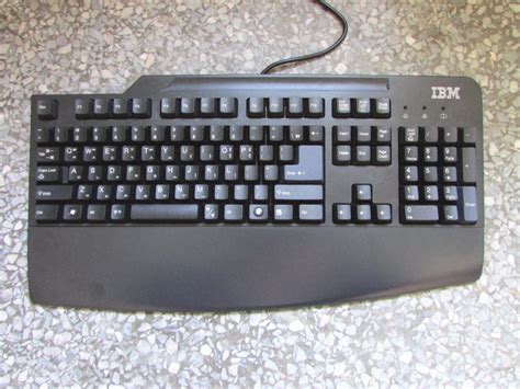 Ibm原装！usb静音键盘带腕托 笔记本韩文键盘 朝鲜语韩语韩国键盘 Pcaefg