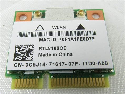 Amazon AzureWave AW NE H RTL CE Half Mini PCI Express PCIe Wlan Wifi Wireless Card