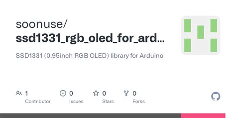 Github Soonuse Ssd1331 Rgb Oled For Arduino Ssd1331 0 95inch Rgb