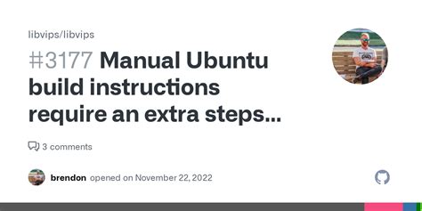 Manual Ubuntu Build Instructions Require An Extra Steps On Issue Libvips Libvips