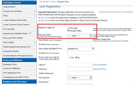 Detailed Passport Renewal Online Process And Documents With Images