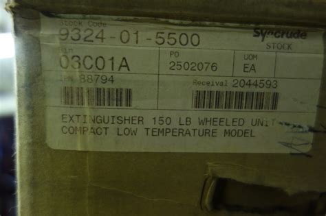 Ansul Wheeled 150 Lb Extinguisher