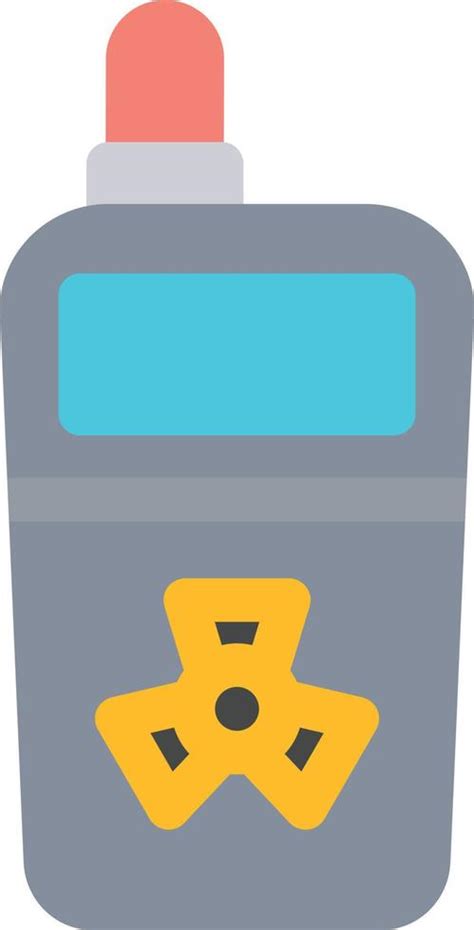 Radiation Detector Flat Icon 14573791 Vector Art At Vecteezy