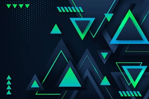 삼각형 배경 무료 벡터