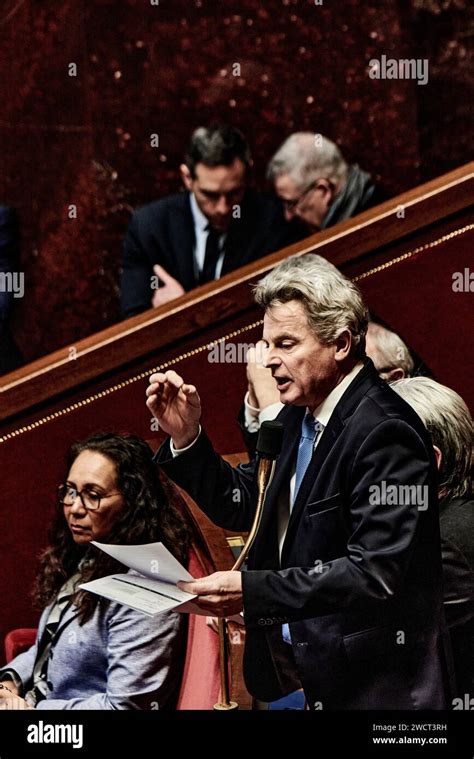 Paris France 16th Jan 2024 Antonin Burat Le Pictorium MAXPPP