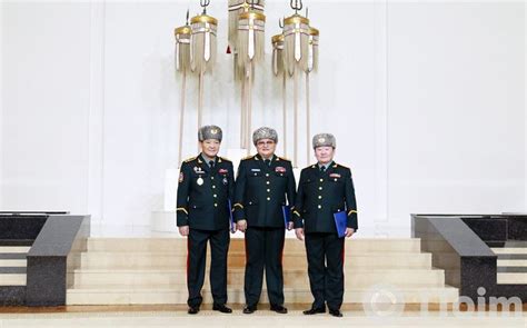 Д Гэрэл С Баатаржав М Энх Амар нарт бригадын генерал цол олгов