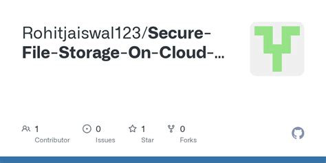 github rohitjaiswal123 secure file storage on cloud using hybrid