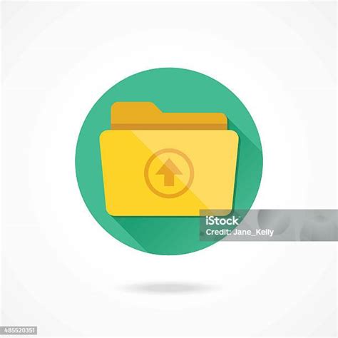 벡터 폴더 및 업로드 팻말 아이콘크기 그래픽 사용자 인터페이스에 대한 스톡 벡터 아트 및 기타 이미지 그래픽 사용자
