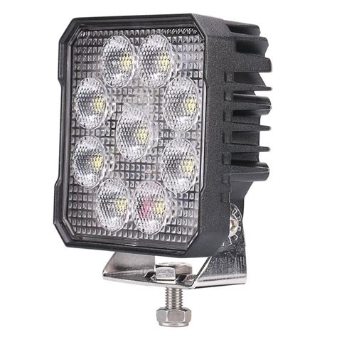 4 SQUARE HIGH OUTPUT HEAVY DUTY LED WORK LIGHT Hanma Automotive Lights