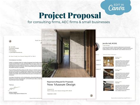 Proposal Template Response Consulting Firm Proposal Template Canva