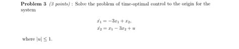 solved problem 3 3 points solve the problem of