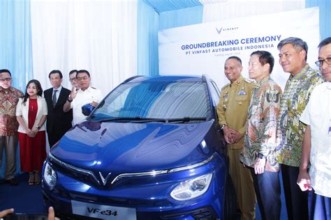 Groundbreaking VinFast Pj Bupati Subang Ajak Investor Untuk Datang Ke