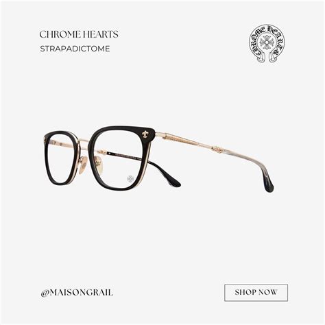 Chrome Hearts Chrome Hearts Strapadictome Eyeglasses Grailed