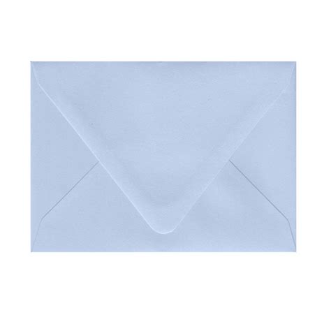 a7 5 euro flap azure blue envelope cards and pockets