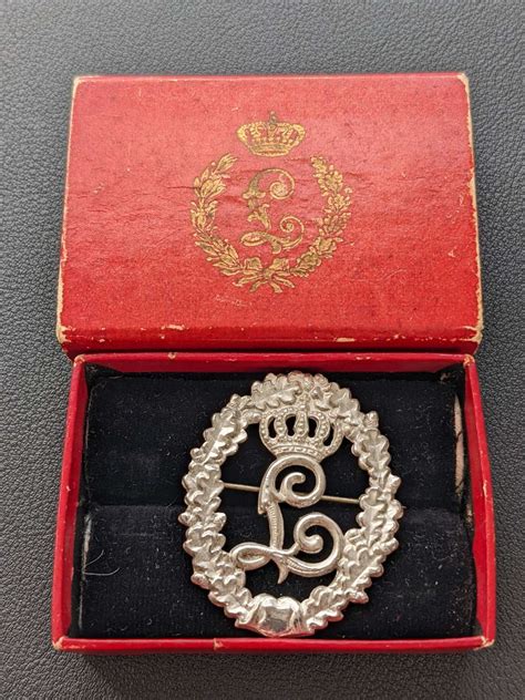 King Ludwig II Commemorative Badge In Case Of Issue
