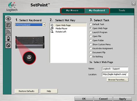 My S 510 Cannot Be Customized Using Logitech Software Setpoint Logitech Support Download