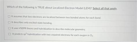 High Quality Solution Which Of The Following Is True About