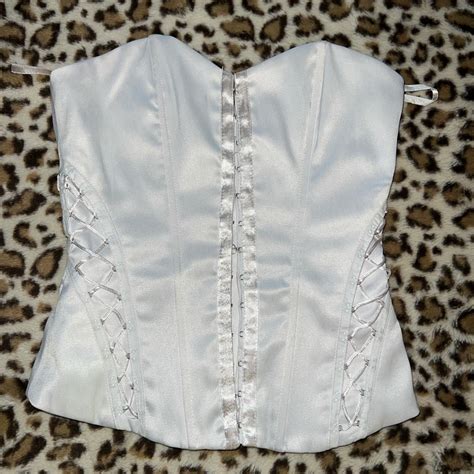 Y2k Vintage Charlotte Russe Corset Size Small Depop