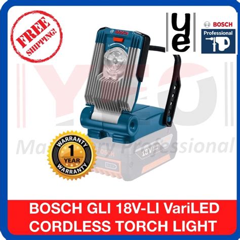 BOSCH GLI V LI VariLED CORDLESS TORCH LIGHT POWERTOOLS Shopee Malaysia
