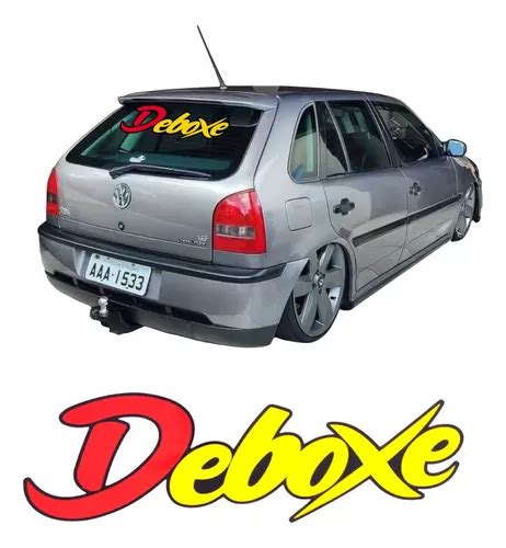 Adesivo Deboxe Carro Rebaixado Som Automotivo X Cm