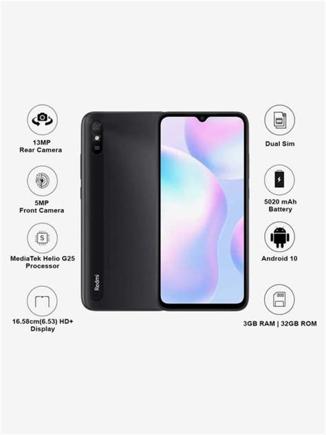 Buy Xiaomi Redmi A GB Midnight Black GB RAM Dual SIM G Online At Best Price Tata CLiQ