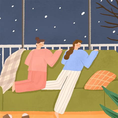 눈 내리는 밤 By 하얀white 노트폴리오