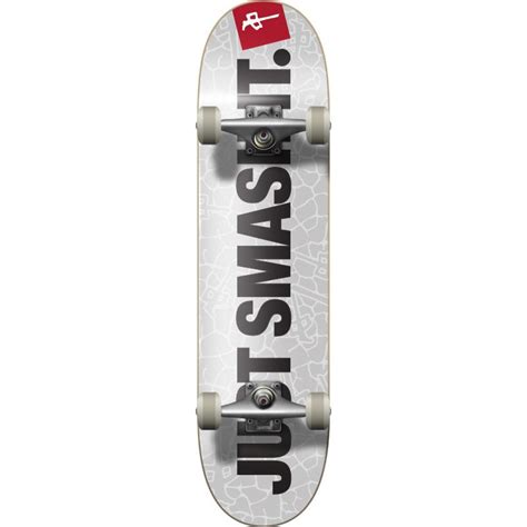 RDS Smash It Complete Skateboard 7 75 X 31 55 Grey
