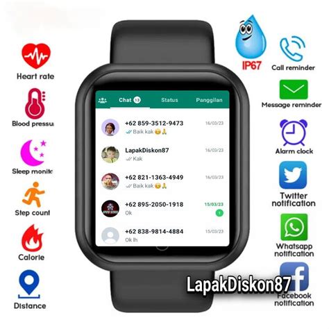 JAM TANGAN PINTAR HP ANDROID SMARTWATCH ANAK DEWASA PRIA WANITA PELACAK