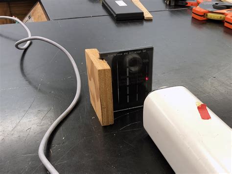 Physics Lab Setup Instructions Double Slit Interference Spring